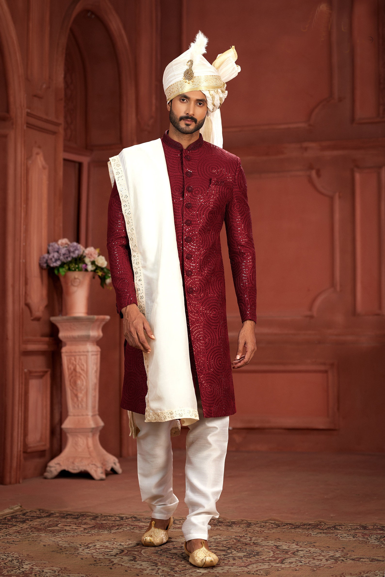 Handcrafted Groom Sherwani for Wedding Sherwani for Men, Grooms ...