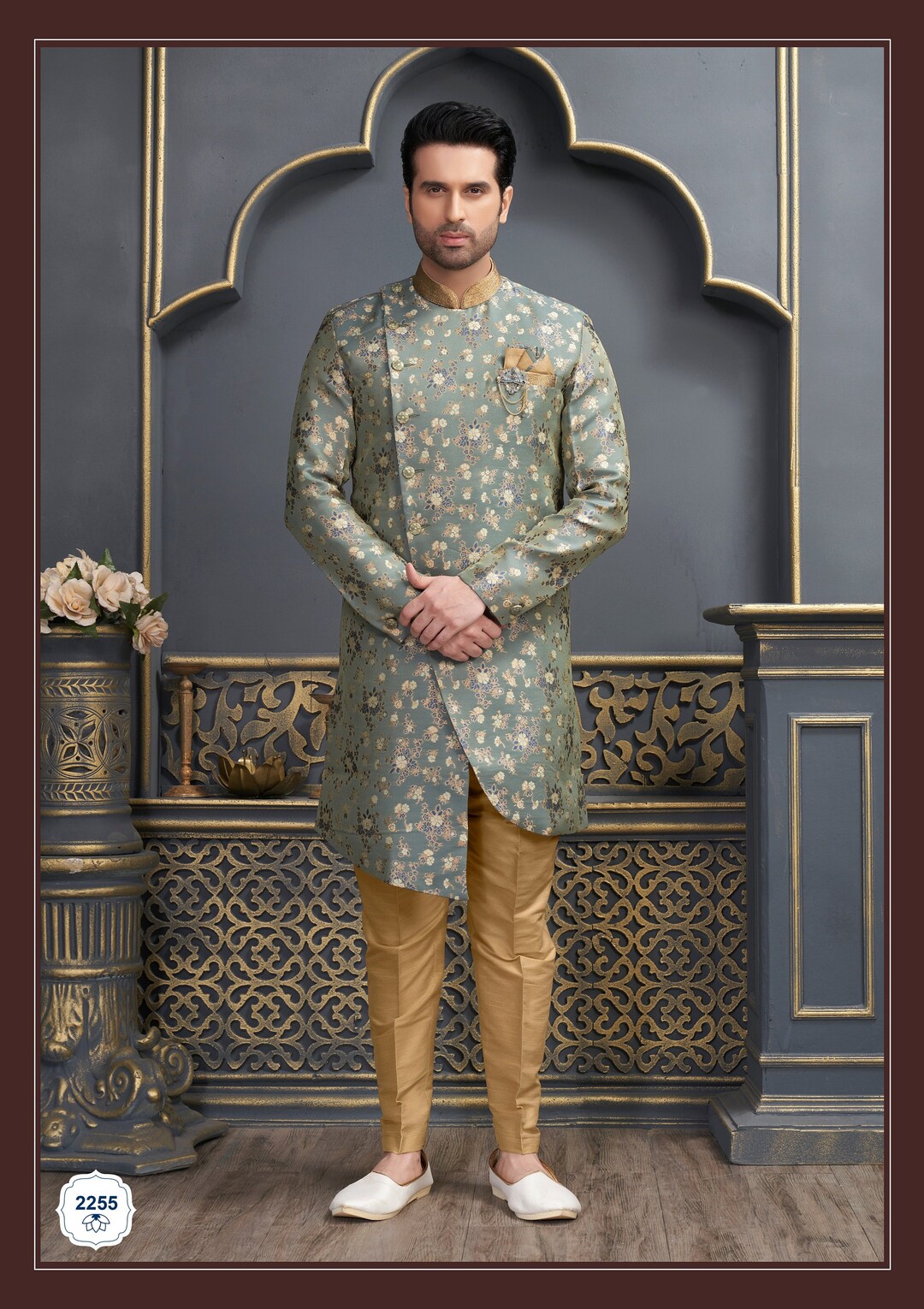 Wedding Men Sherwani, Indo Western for Men, Grooms Sherwani, Sherwani ...