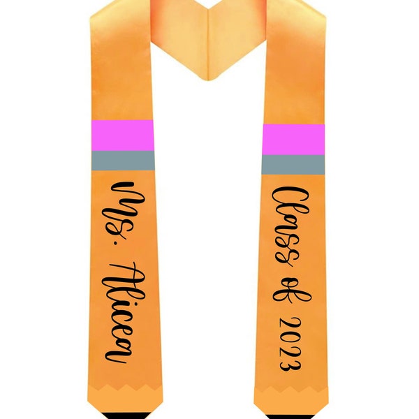 University Graduation Stole - Etsy