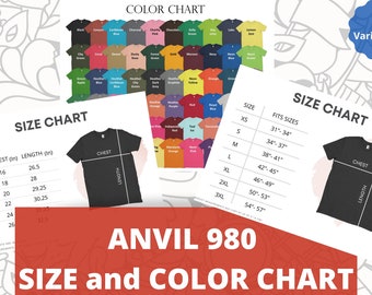 Anvil Color Chart - Etsy