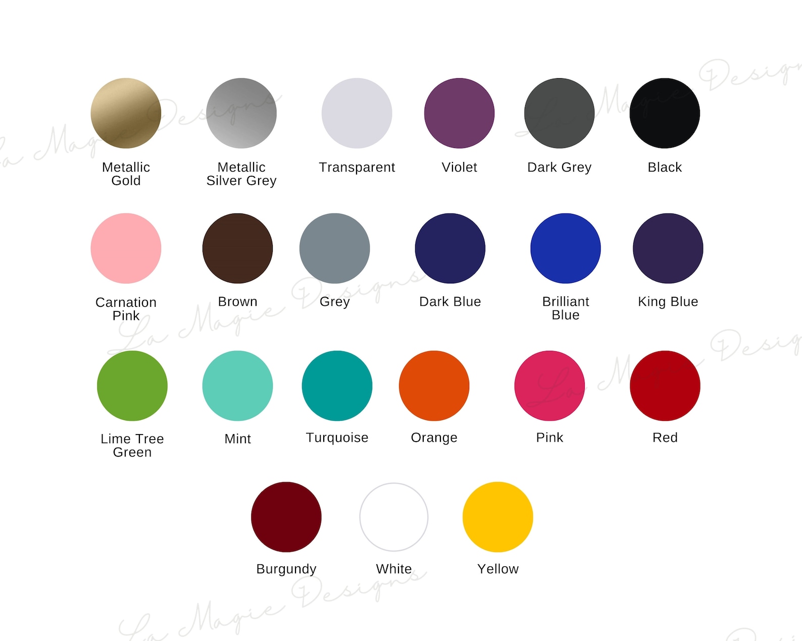 Oracal 641 Matte Color Chart|editable Oracal 641 Color Chart for Cricut ...