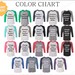 Bella Canvas 3005 Color Chart Editablebella 3005 Color Chartbella V ...