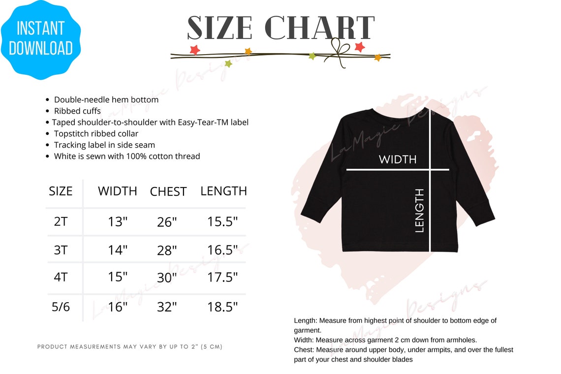 Rabbit Skins 3302 Color Chart, Rabbit Skins 3302 Size Chart|rabbit ...