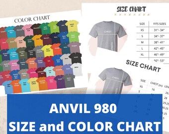 Anvil Color Chart - Etsy