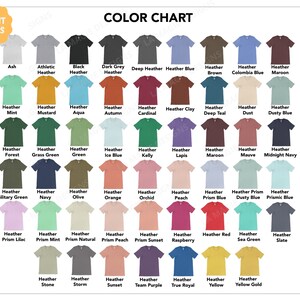 Bella Canvas 3001/3001CVC Color Chart|bella Canvas 3001 Solid Color ...