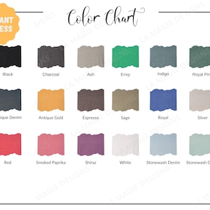 Next Level 6200 Color Chart | All Next Level Colors|n6200 | Color Guide ...