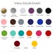 Oracal 641 Matte Color Chart|editable Oracal 641 Color Chart for Cricut ...