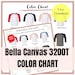 Next Level 6010 Color Chart All Colors N6010 Color Guide triblend Short ...