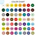 Siser Easyweed Color Chart - HTV Color Chart for Sisterweed P.S. Film ...