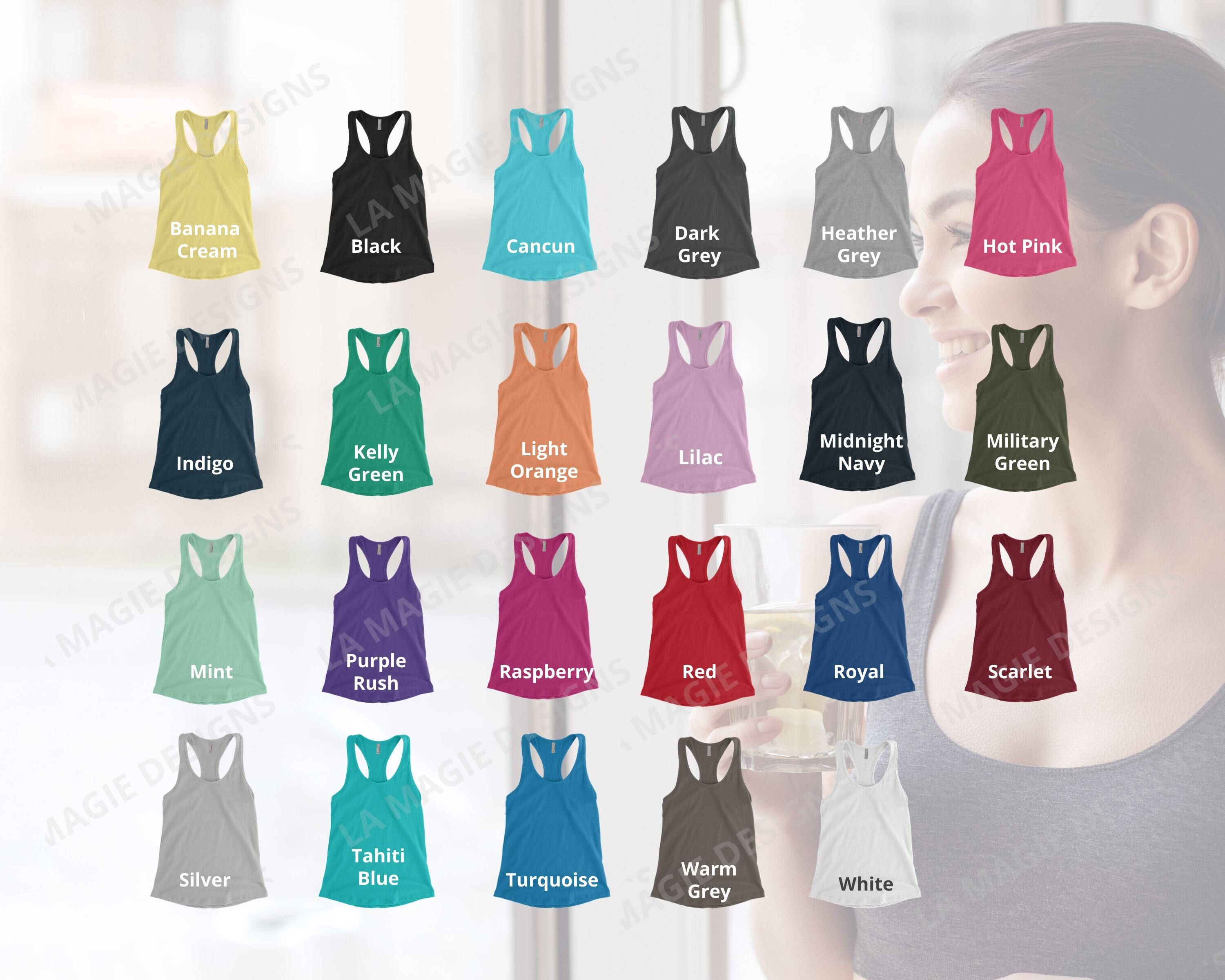 Next Level 1533 Color Chart All Colors N1533 Women's | Etsy