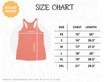 Next Level 6733 Size Chart N6733 Women's Ideal | Etsy