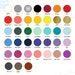 Editable Siser Stetch Color Chart|htv Color Chart for Siser Stretch HTV ...