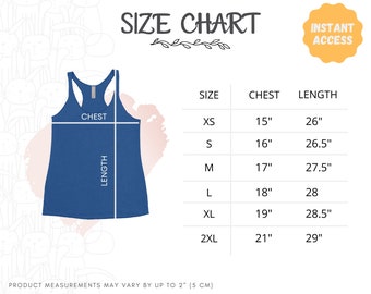 Next Level 6733 Size Chart N6733 Women's Ideal | Etsy