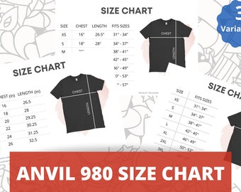 Anvil Color Chart - Etsy