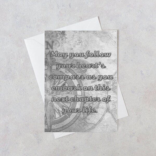 Compass Heart - Etsy