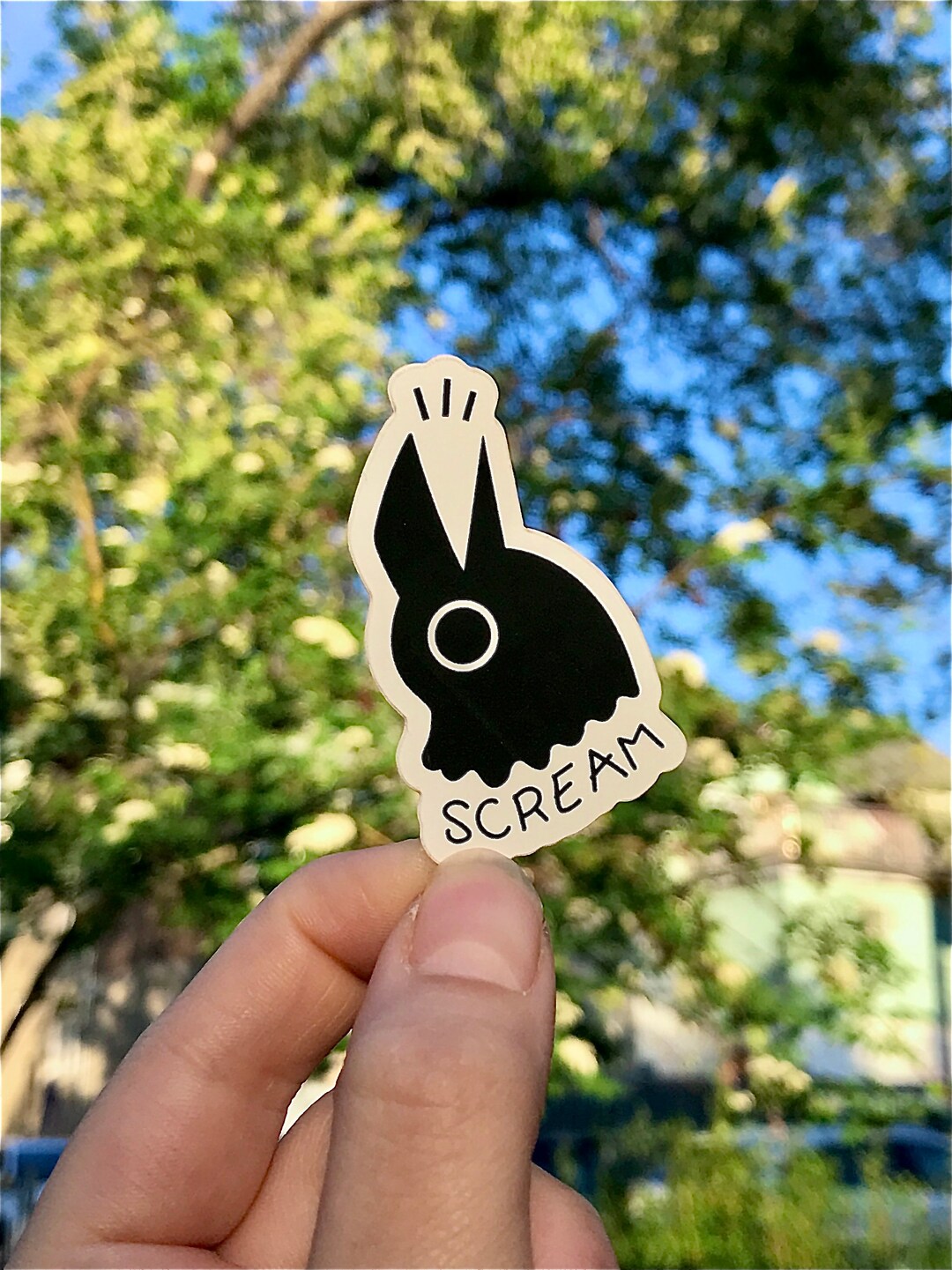 Screaming Raven Sticker - Etsy