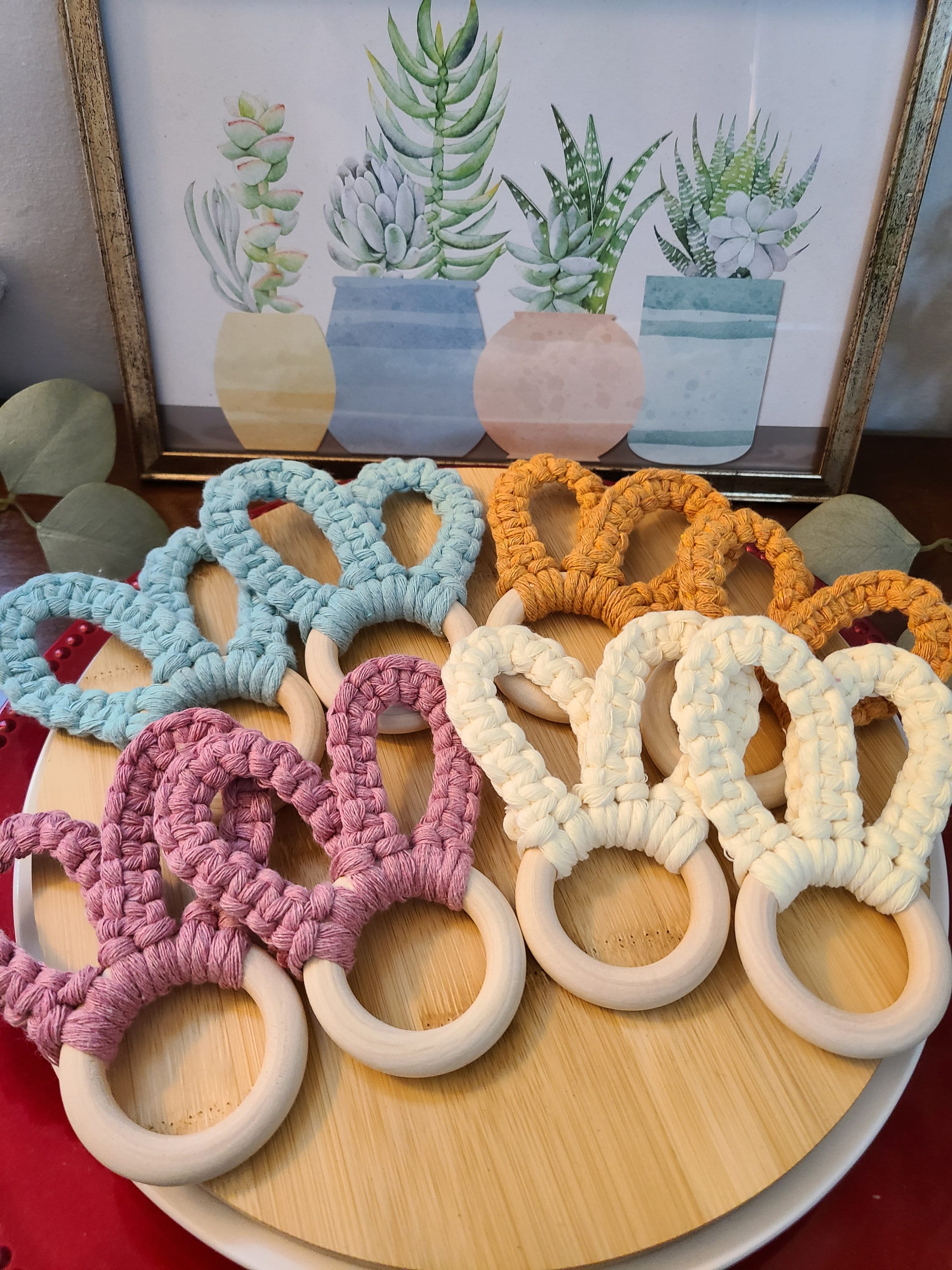 Bunny Macrame Napkin Ring Set of 2 Bunny Napkin Rings Easter Decor Housewarming - Etsy