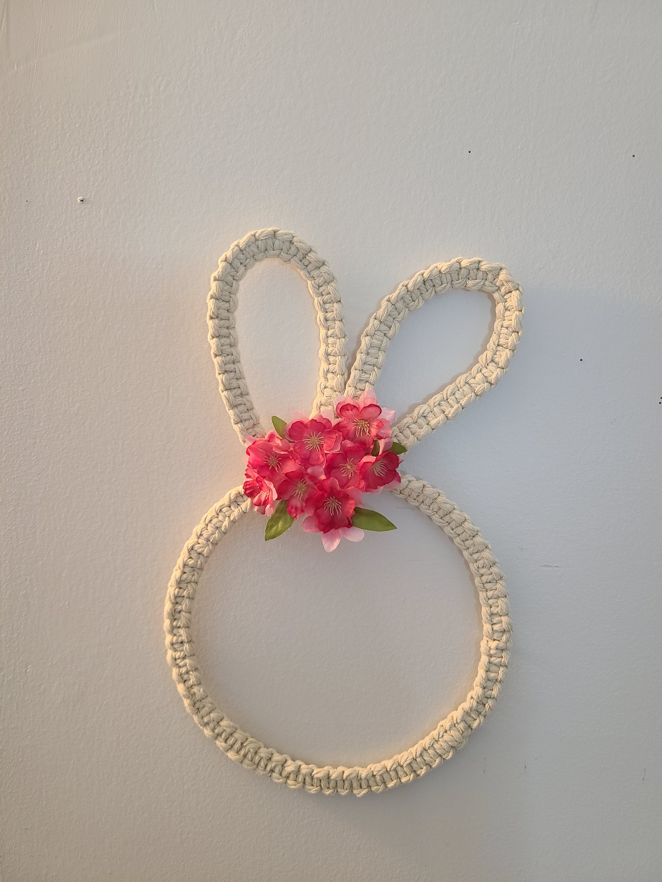 Macrame Bunny Wall Hanging: Bohemian Easter Decor - Etsy