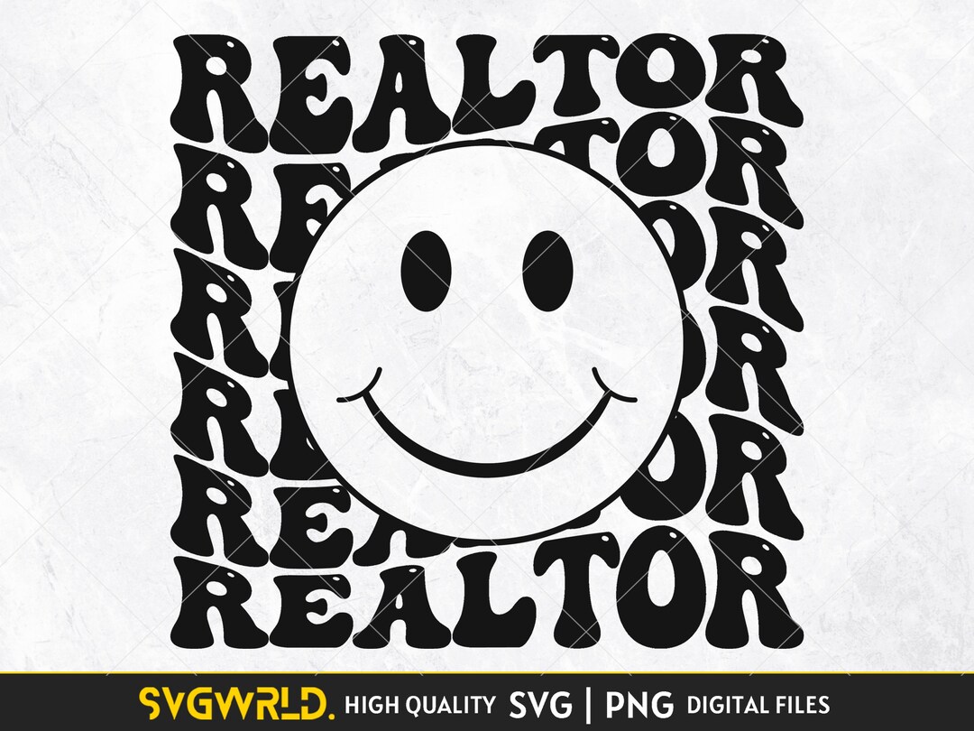 Realtor Svg Png Smiley Face Svg Real Estate Agent Svg - Etsy Australia
