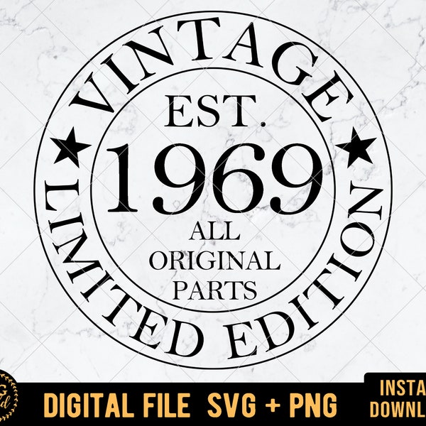1969 Svg - Etsy