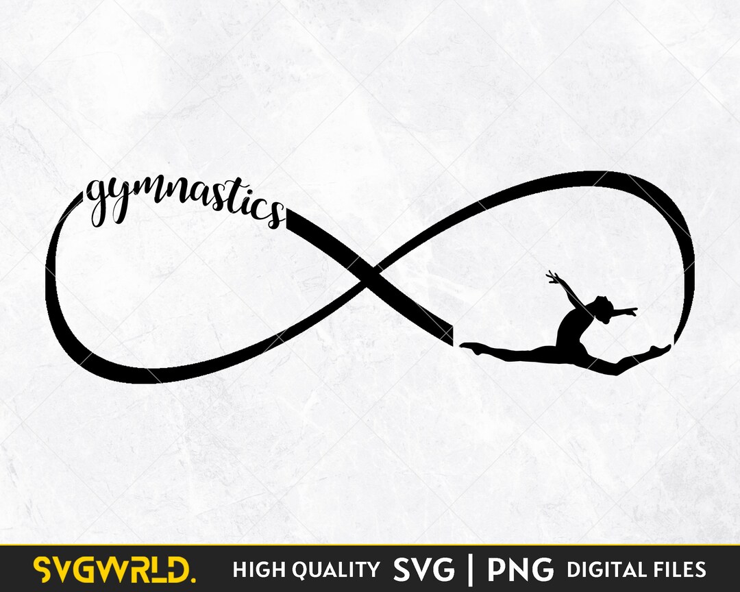 Gymnastics Forever Infinity Svg Cut File Gymnast for Life - Etsy