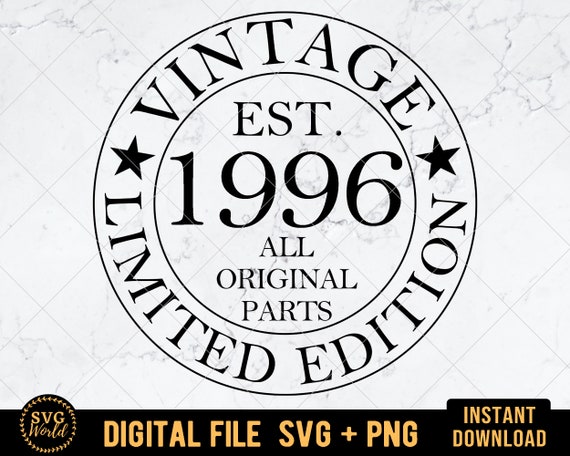 Craft Supplies & Tools Clip Art & Image Files Aged to Perfection Svg ...