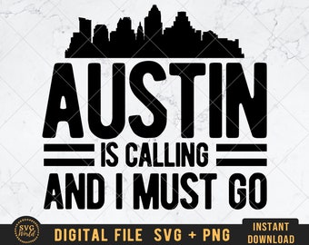 Austin Texas Svg - Etsy