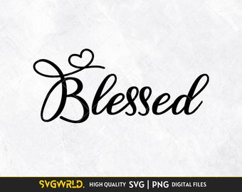 Blessed Svg, Faith Svg, Jesus Svg, Christian Svg, Quotes Svg, Religious ...