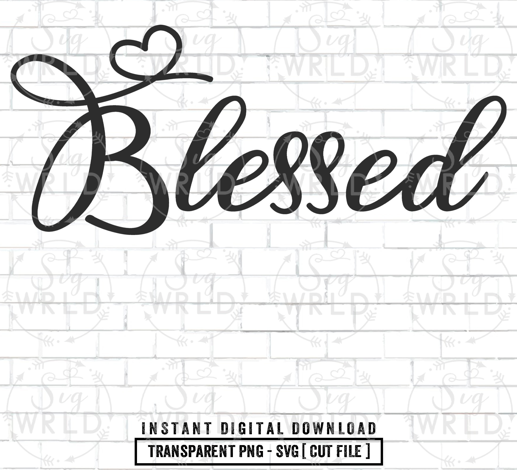 Blessed Svg Faith Svg Jesus Svg Christian Svg Quotes Svg | Etsy
