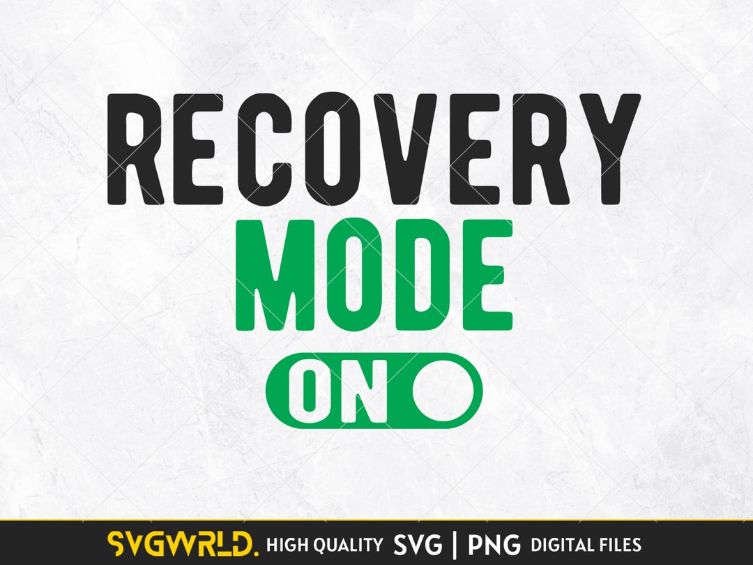 Recovery Mode on SVG | Shirt Get Well Gift Idea Funny Injury Tee Tshirt ...