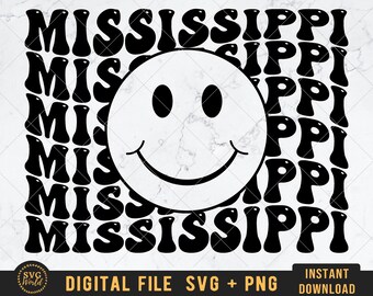 Mississippi Silhouette Svg - Etsy