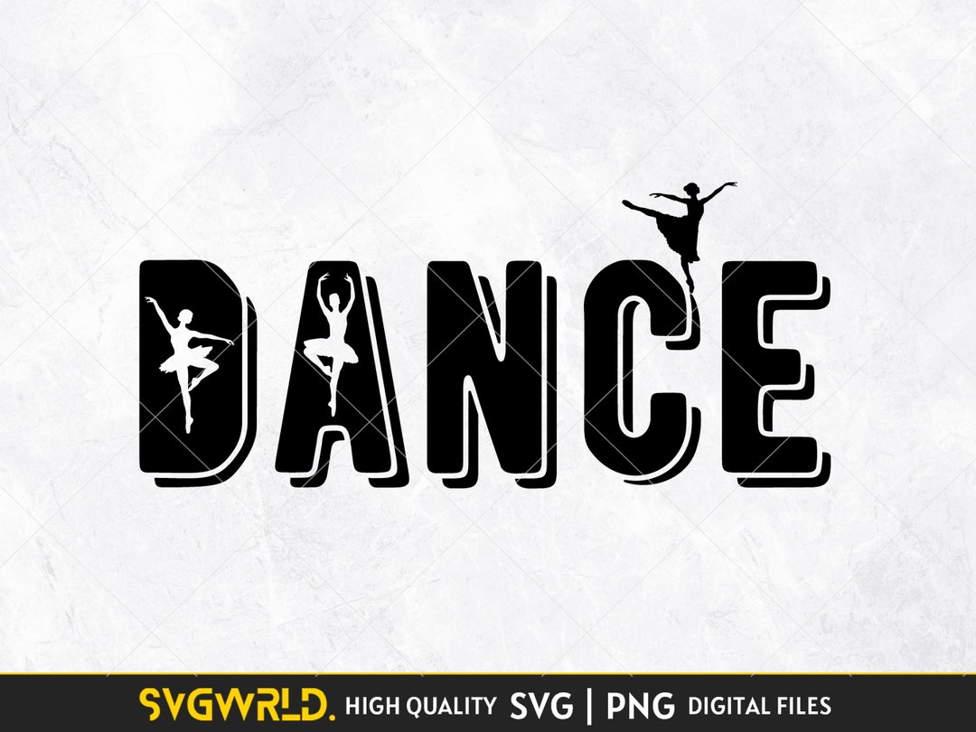 Dance SVG Cut File for Cricut, Dancer Cutout Svg, Jazz Ballet Shirt ...