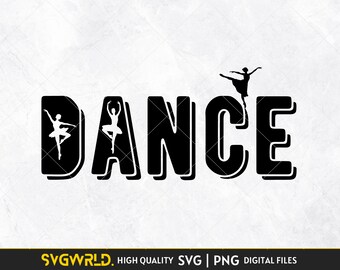 Dance Silhouette SVG Cut File for Cricut, Dancer Cutout Svg, Jazz ...