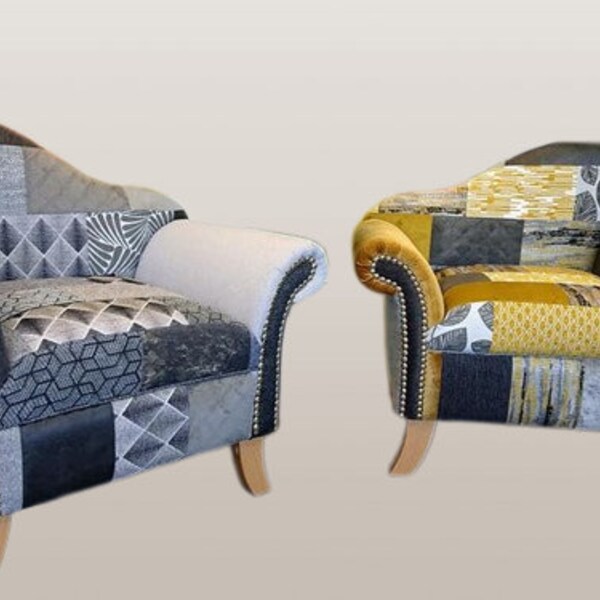 Patchwork Chair - Etsy UK