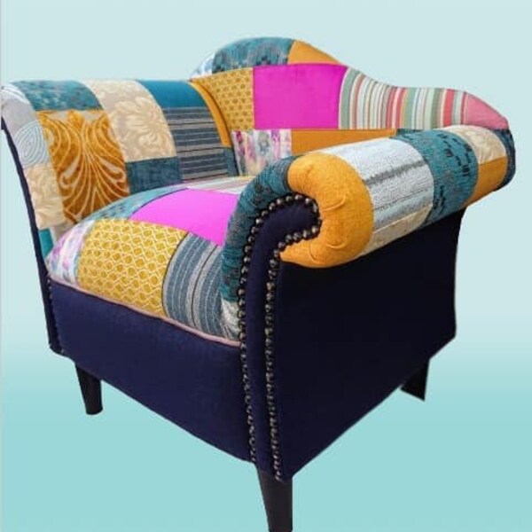 Patchwork Chair - Etsy UK