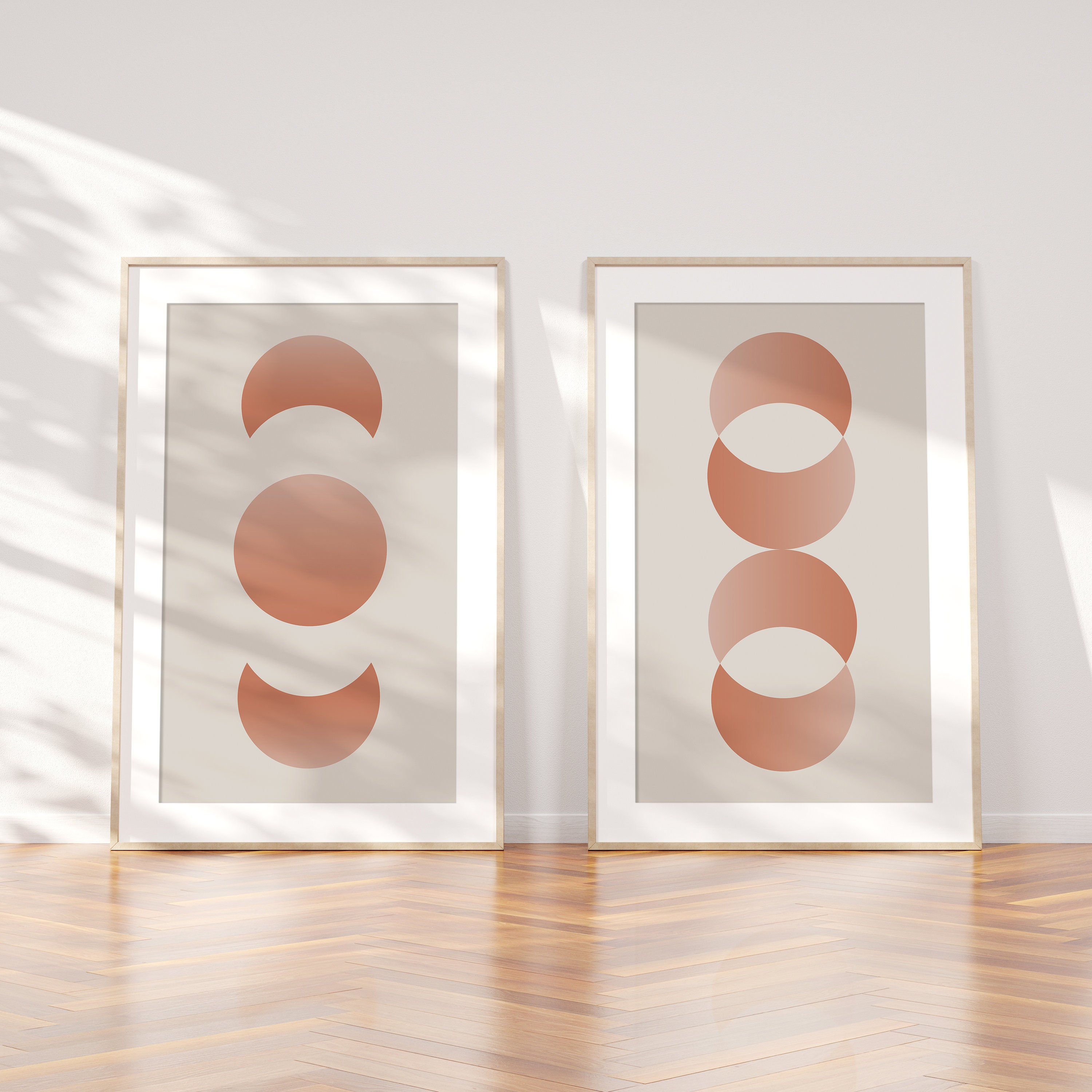 Geometric Wall Art Abstract Minimalist Wall Art Digital Mid | Etsy