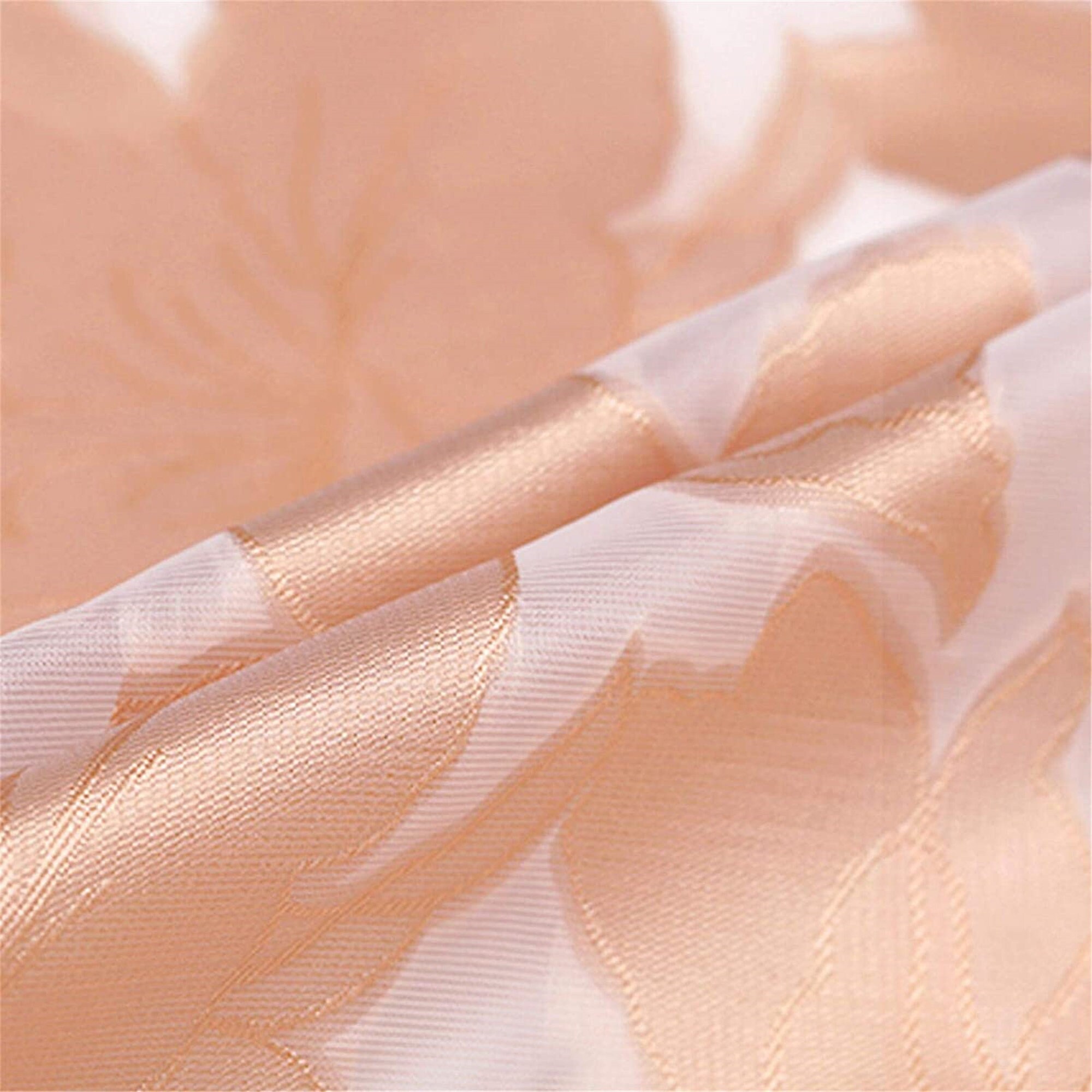 Orange Exquisite Fabric Flower Jacquard Brocade Fabric Windbreaker ...