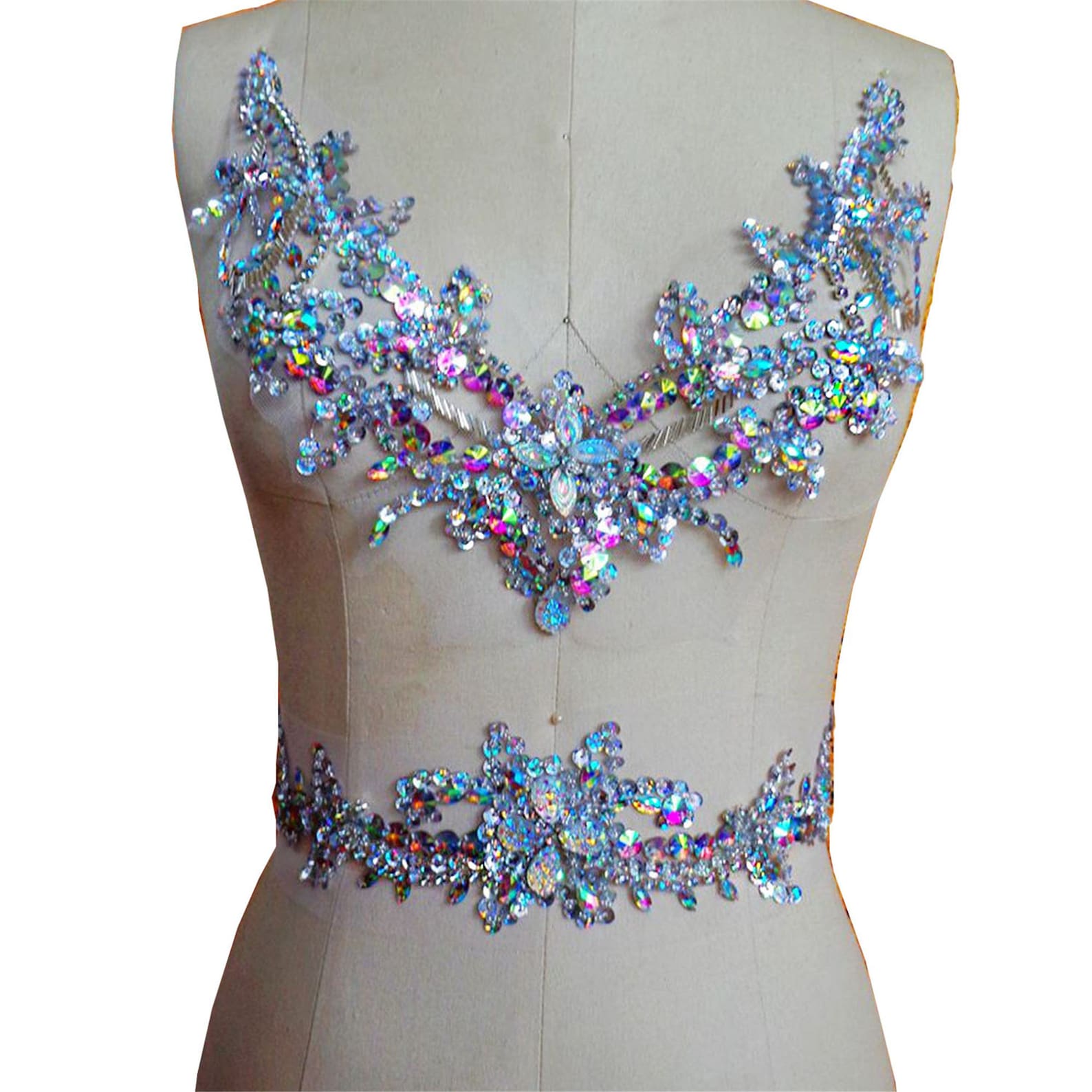 Bling Beaded Flower Applique 3D Flower Embroidery Sewing Patch - Etsy