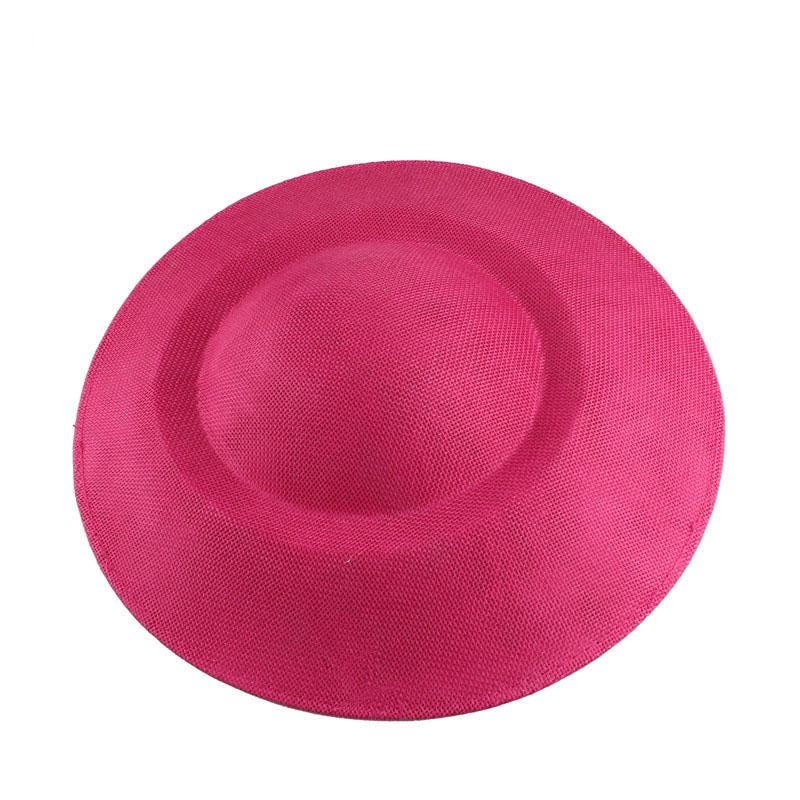 Large Sinamay Hat Base Round Shape Bottom Bridal Hair Accessorie Hat ...