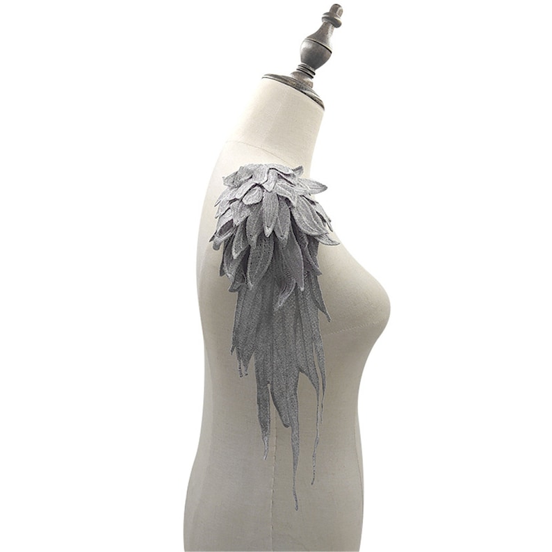 1 Pair Guipure Women Sew on Angel Wing Neckline Lace Trim - Etsy
