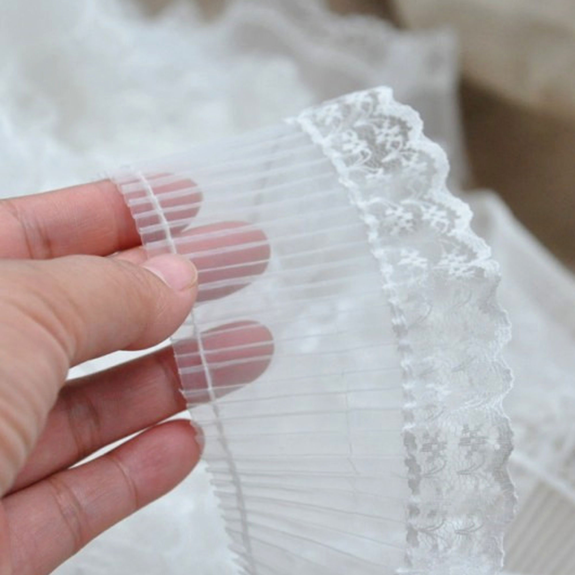 Delicate Off-white Plait Lace Trim Stiff Lace Fringe Sold by | Etsy