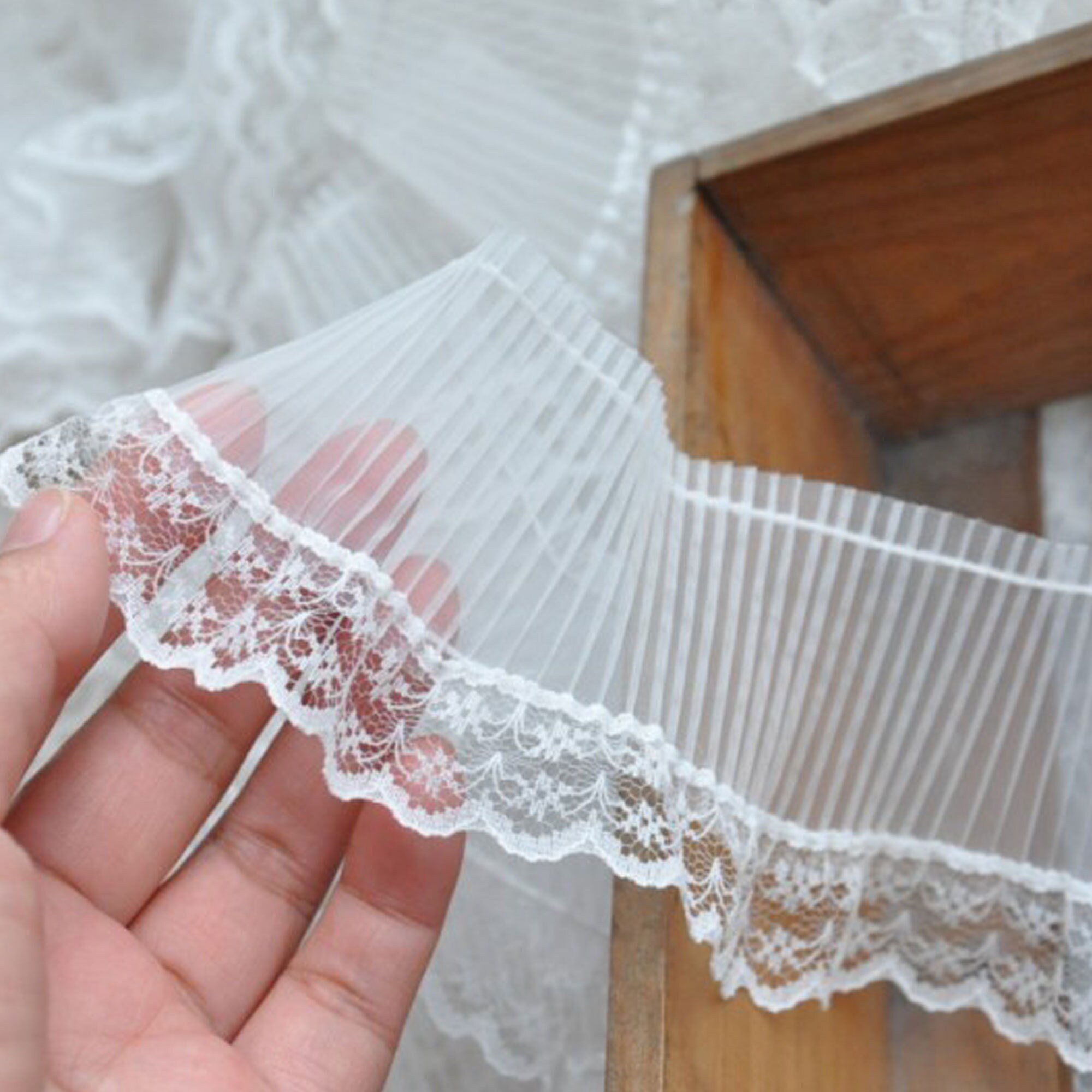 Delicate Off-white Plait Lace Trim Stiff Lace Fringe Sold by | Etsy