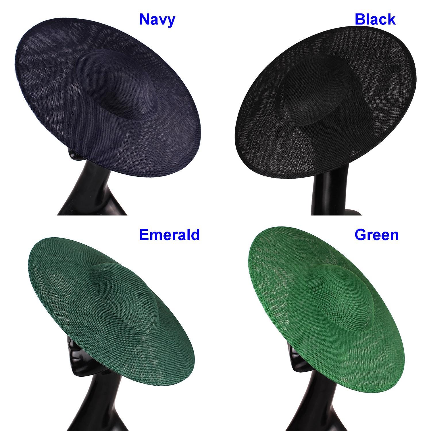 Large Round Shape Bottom Bridal Hair Accessorie Hat Bottom Fascinator ...