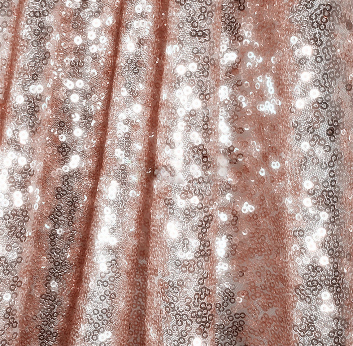 Pink Stunning Sequins Embroidery Wedding Lace Fabric Shining - Etsy