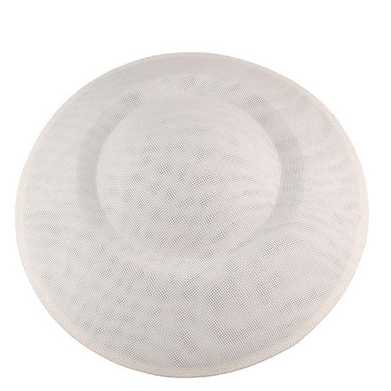 Large Sinamay Hat Base Round Shape Bottom Bridal Hair Accessorie Hat ...