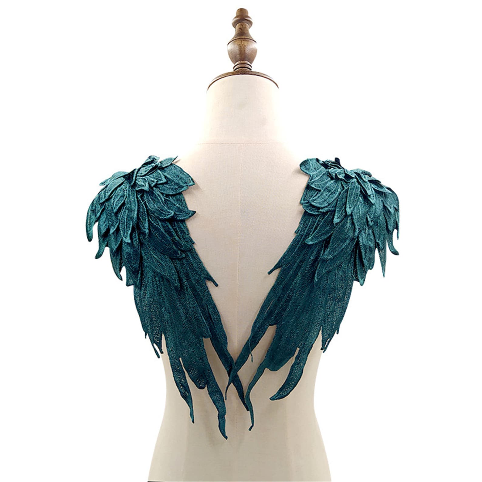1 Pair Guipure Women Sew on Angel Wing Neckline Lace Trim - Etsy
