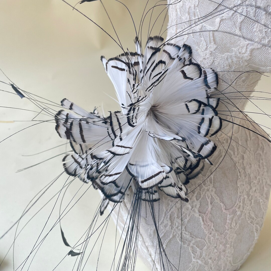 Natural Feather Flower Feather Flower Plume Bouquet Embellishment ...