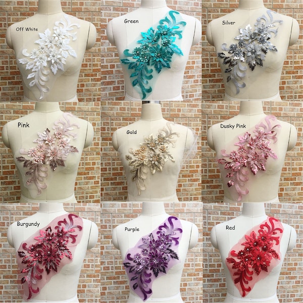 Floral Applique - Etsy