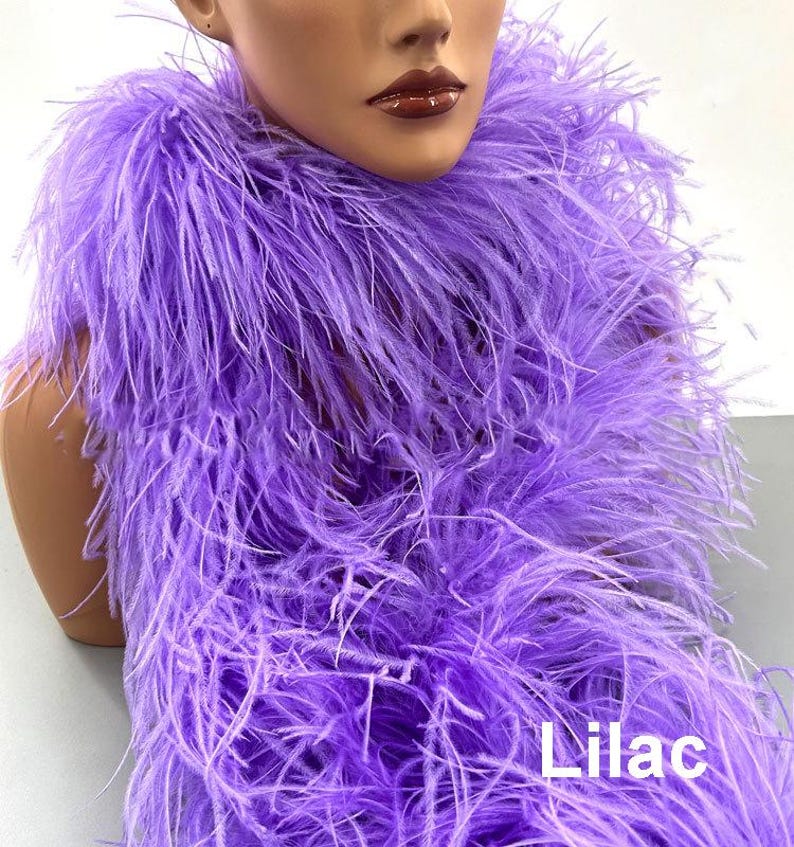 21 Colors 5ply Feather Quality Boa Fluffy Ostrich Feathers for Party ...