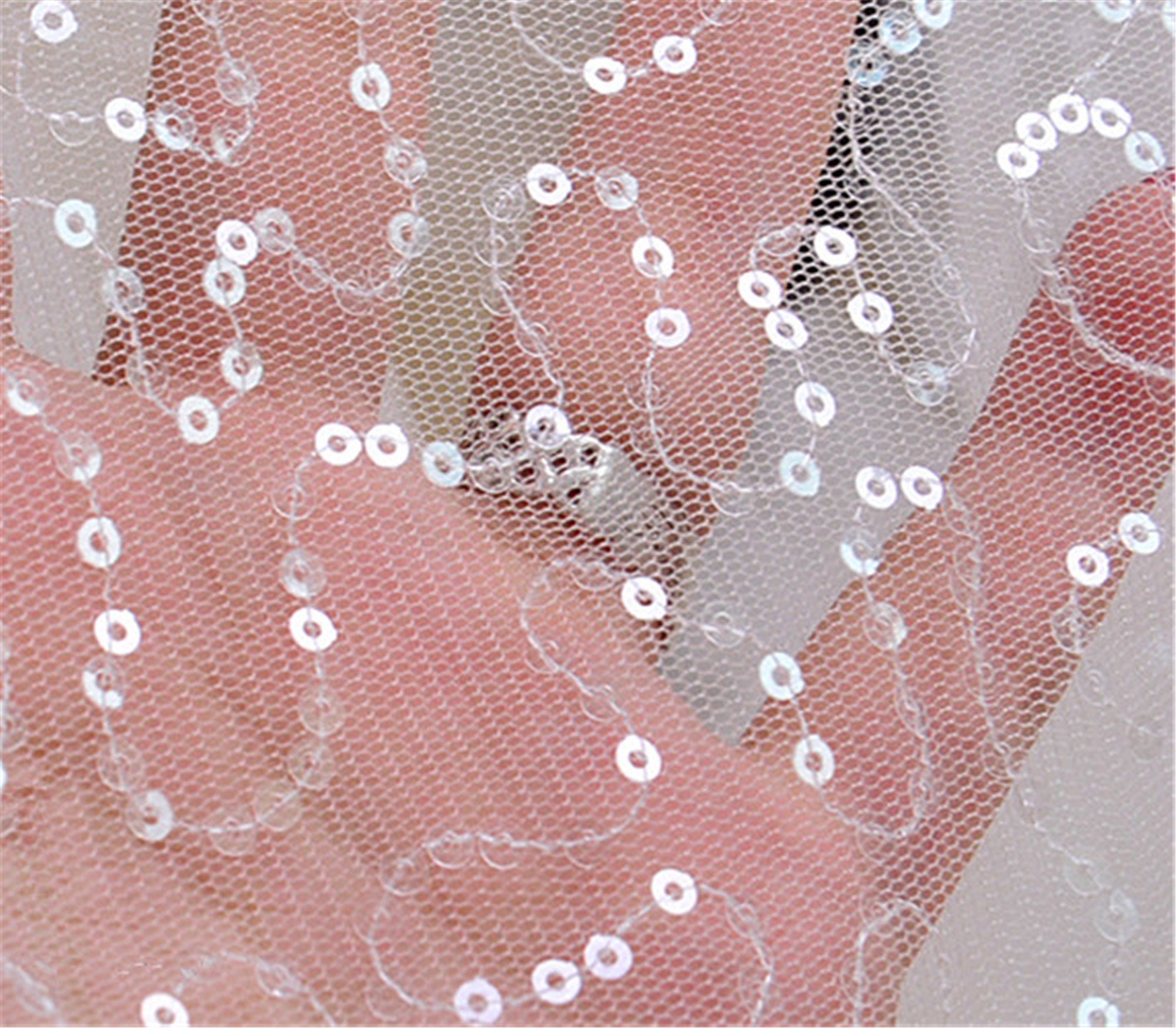 Clear Sequined Lace Fabric Translucent Sequined Bridal Dress - Etsy Canada